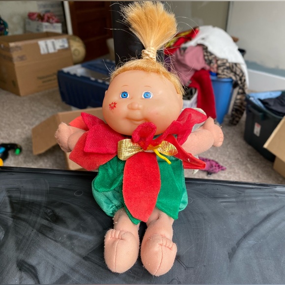 Toys | Vintage 1995 Cabbage Patch Kids Doll Poinsettia Garden Fairies 9 ...
